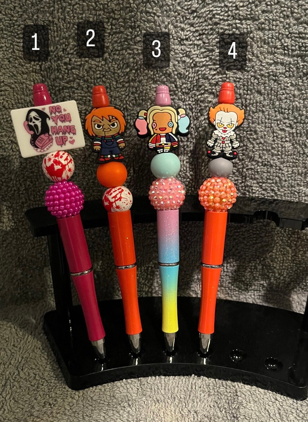 HORROR Custom Made Beaded Pens| Horror Character/themed Pens - Etsy