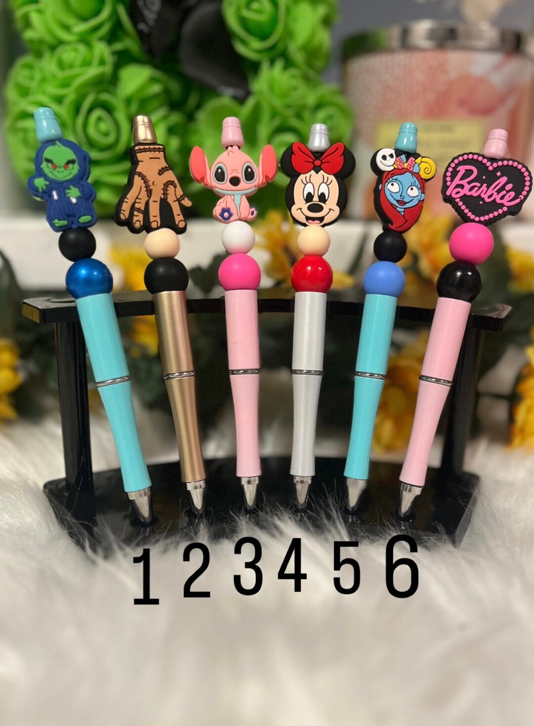 Beaded Everlasting Pencil, Cute Pencil, Fun Pencil, Characters Pencil ...