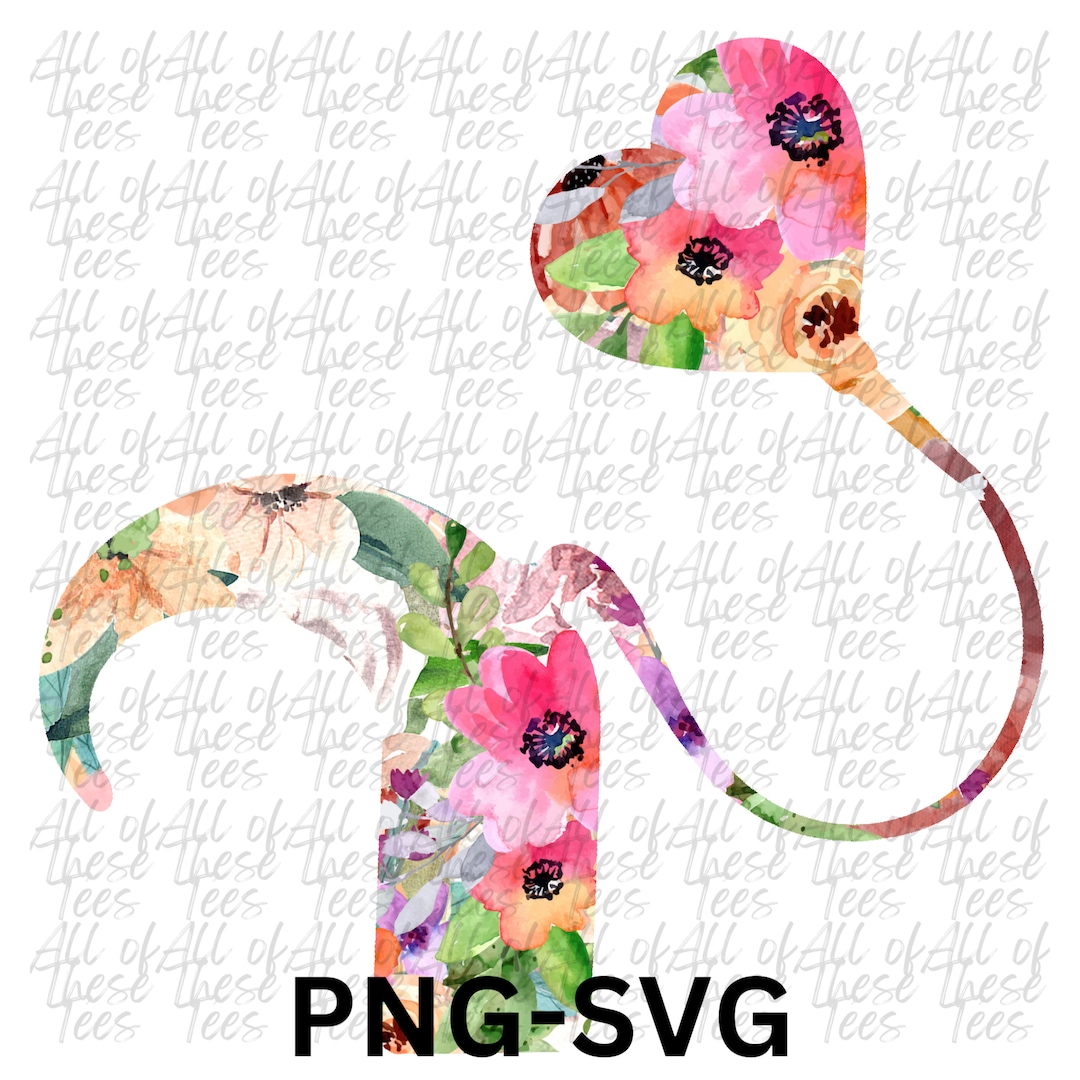 Cochlear Implant Floral Instant Digital Download PNG SVG - Etsy