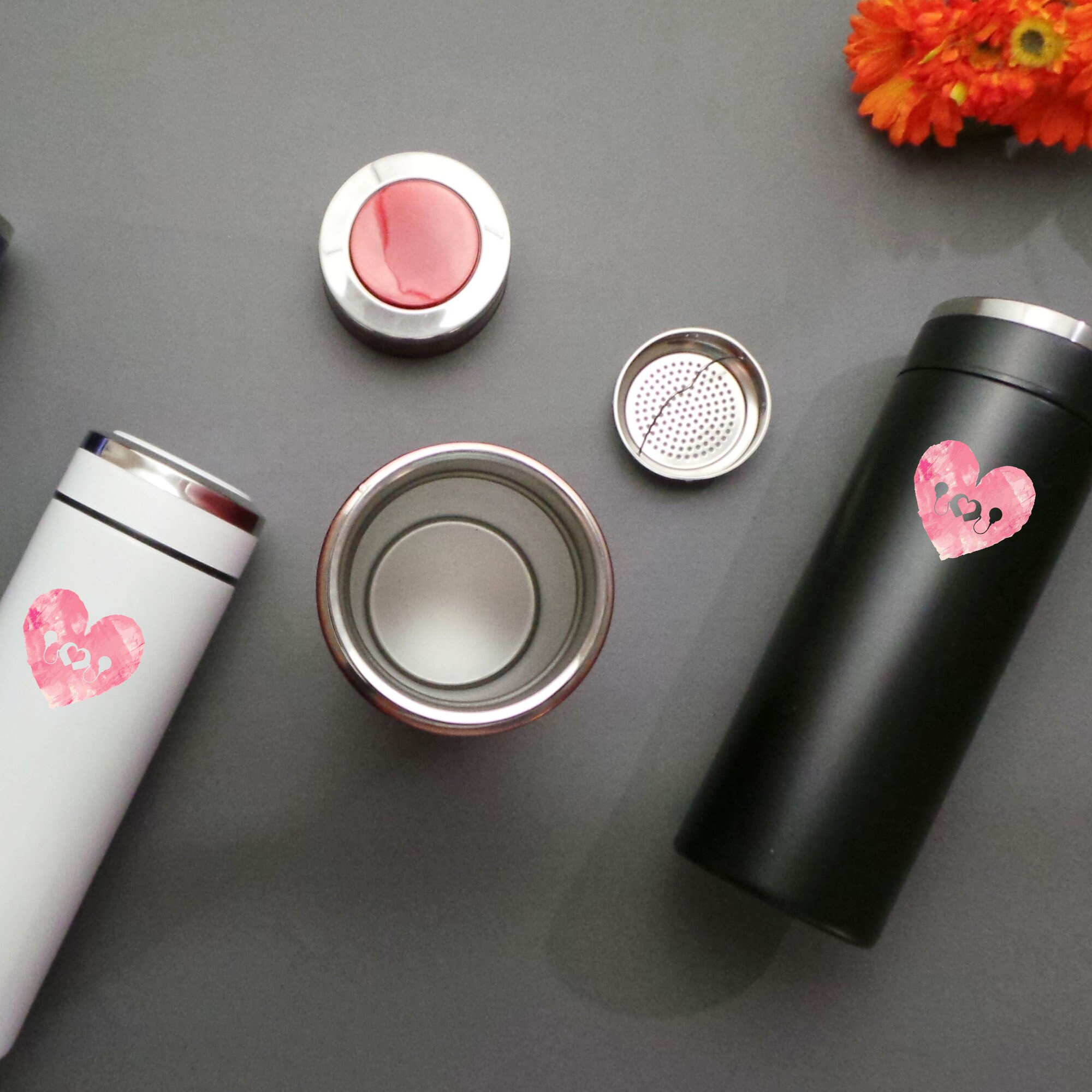 Instant Digital Download Pink Watercolor Heart With Cochlear - Etsy