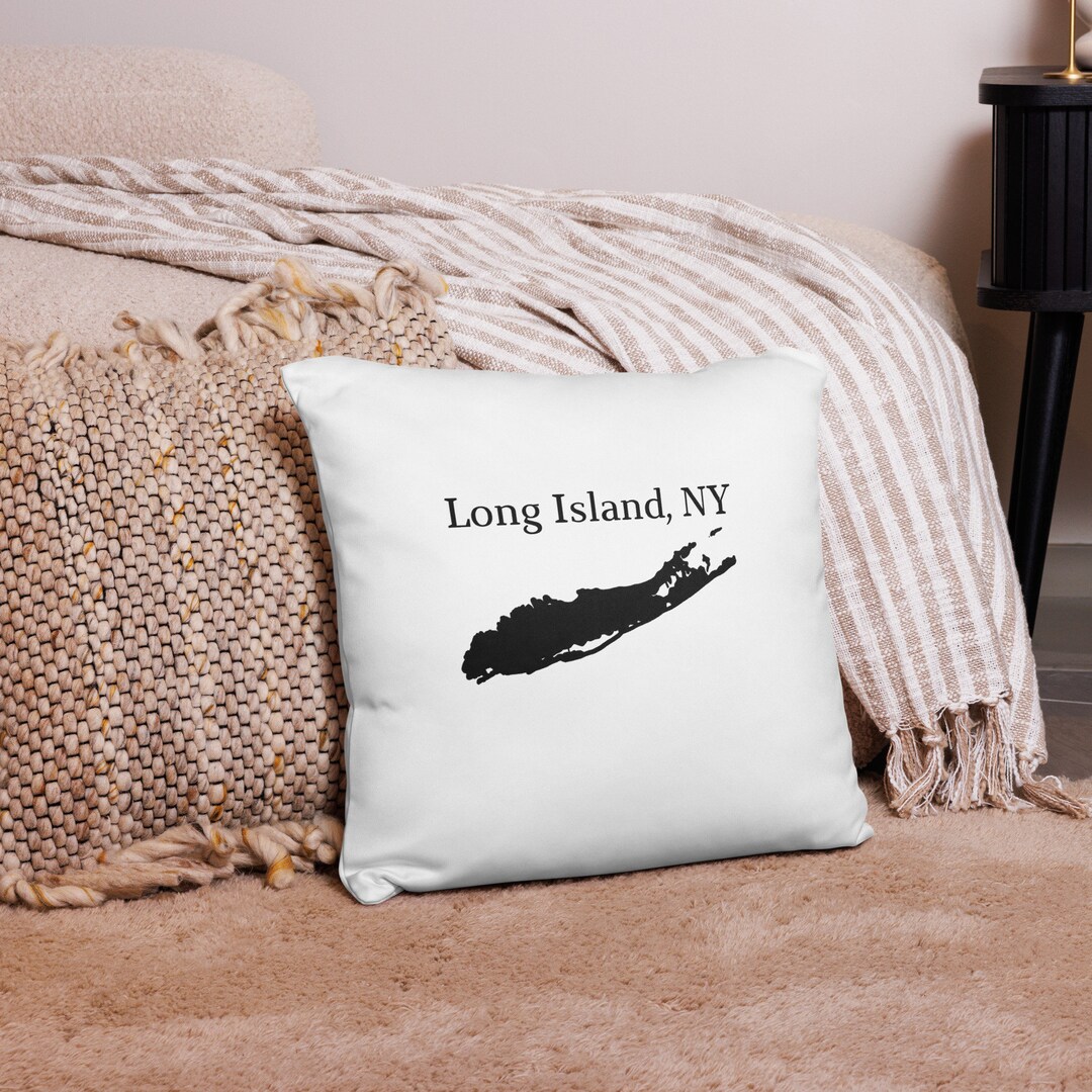 Long Island - Long Island Pillow Case 18x18 - Long Island Gift - Long ...
