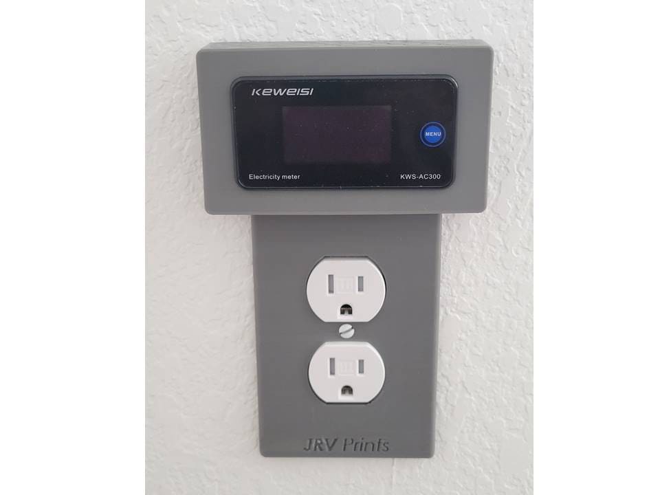 Power Meter Duplex GFCI Outlet Wall Faceplate 120V - Etsy