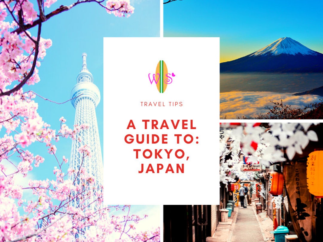 Tokyo, Japan: A Travel Guide Tokyo Travel Itinerary - Etsy