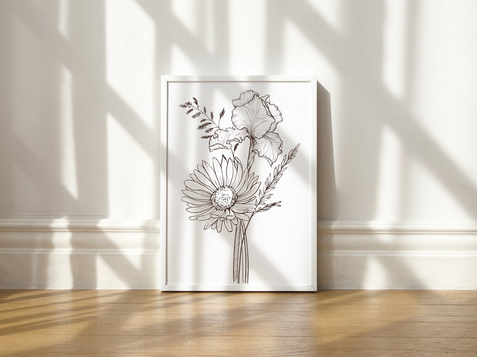 Digital Custom Birth Flowers Bouquet, Family Bouquet Design, Custom ...