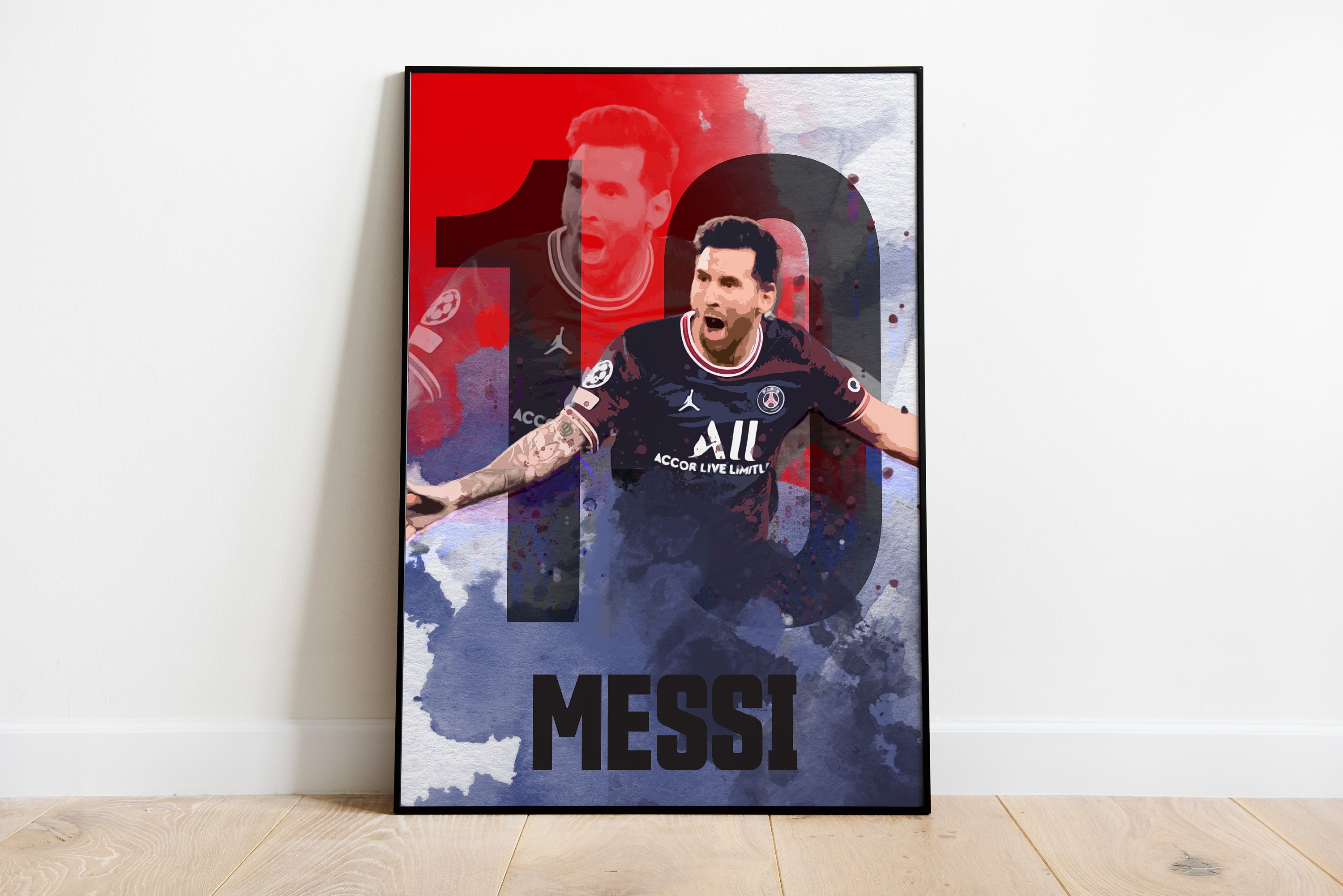Lionel Messi - PSG, Football Player, Print Poster. - Etsy