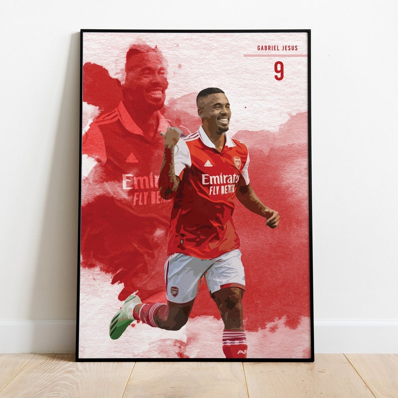 Arsenal Jesus Print - Etsy