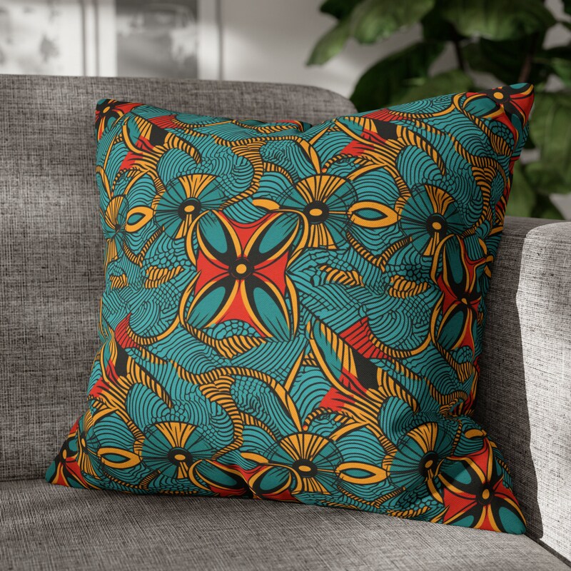 African Throw Pillow - Etsy
