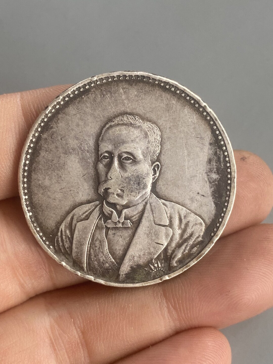 46773 Vintage Chinese Pure Silver Coin - Etsy