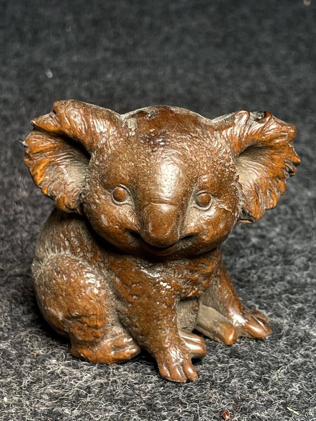 47269 Chinese Boxwood Wood Carved Koala Statue - Etsy