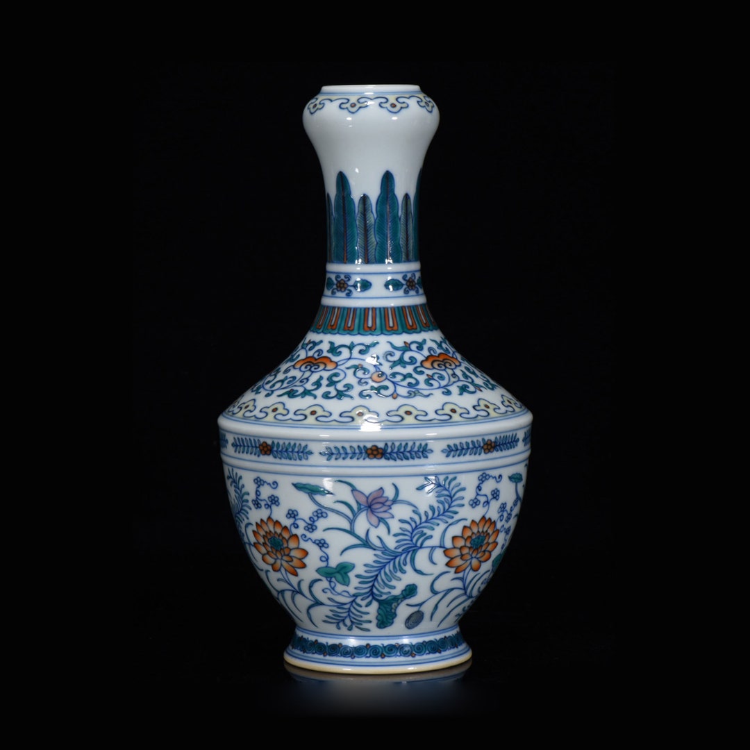 3696 the Qing Dynasty Painted Porcelain Vase - Etsy