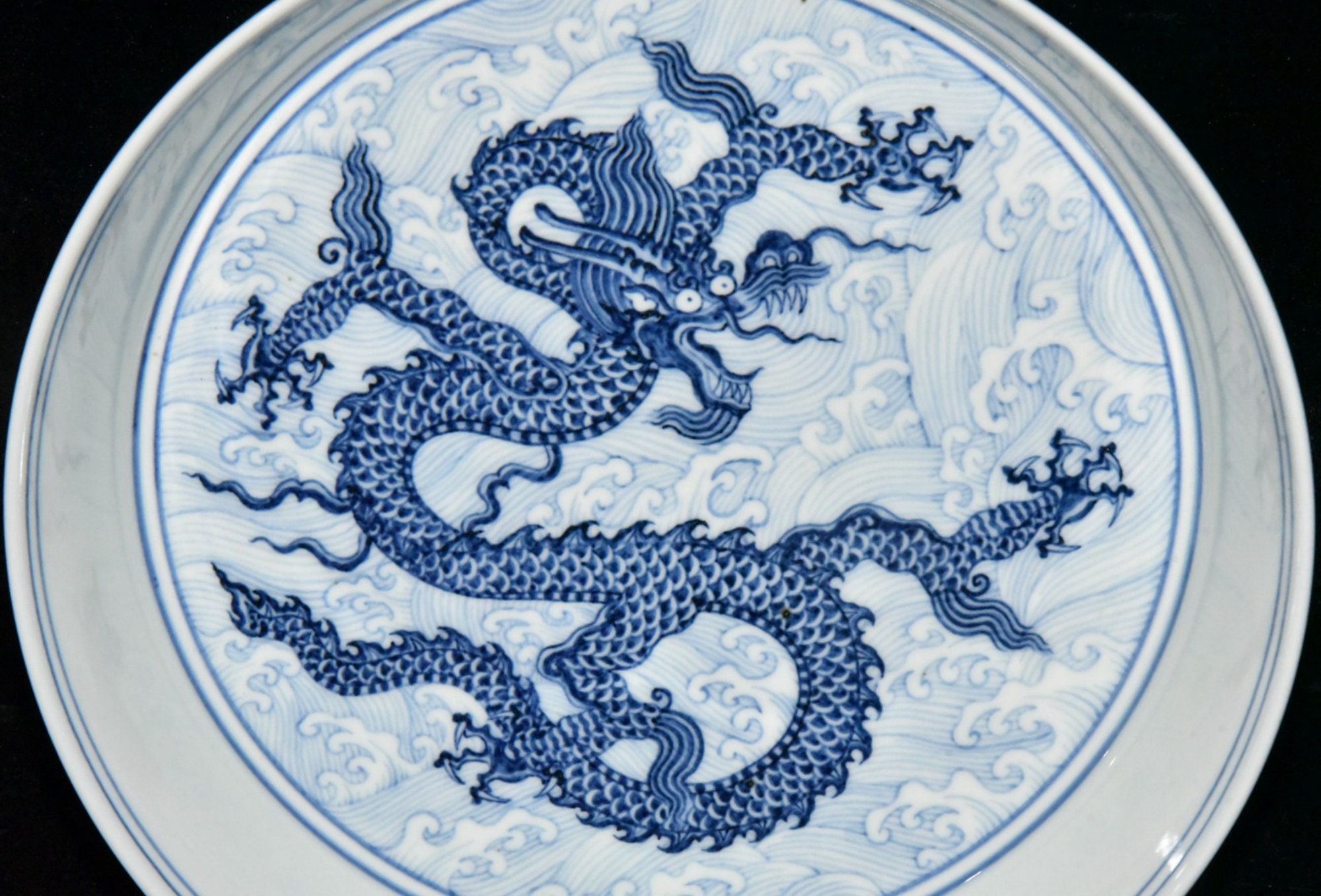 33483 the Ming Dynasty Blue and White Porcelain Auspicious - Etsy