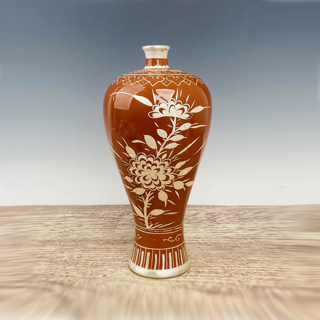 311399 Song Dynasty Ding Kiln Porcelain Plum Bottle - Etsy