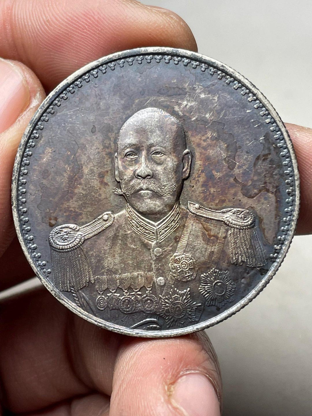 411557 Vintage Chinese Pure Silver Coin - Etsy