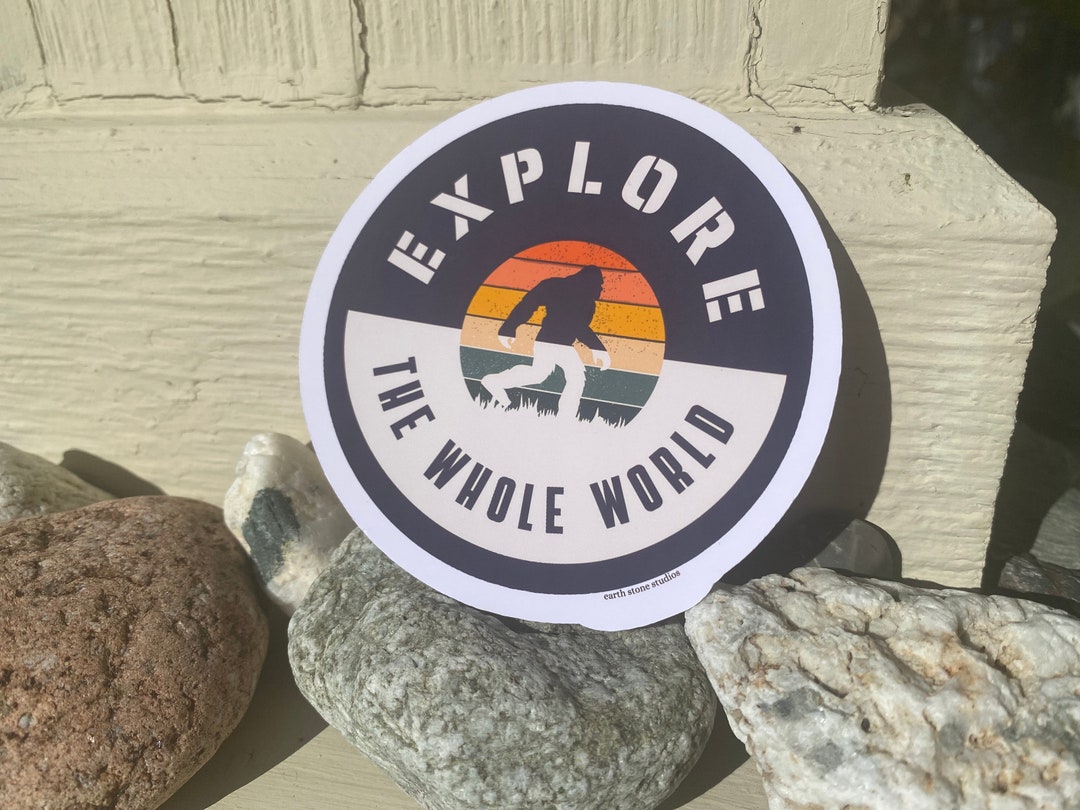 Sasquatch Explore Sticker - Etsy
