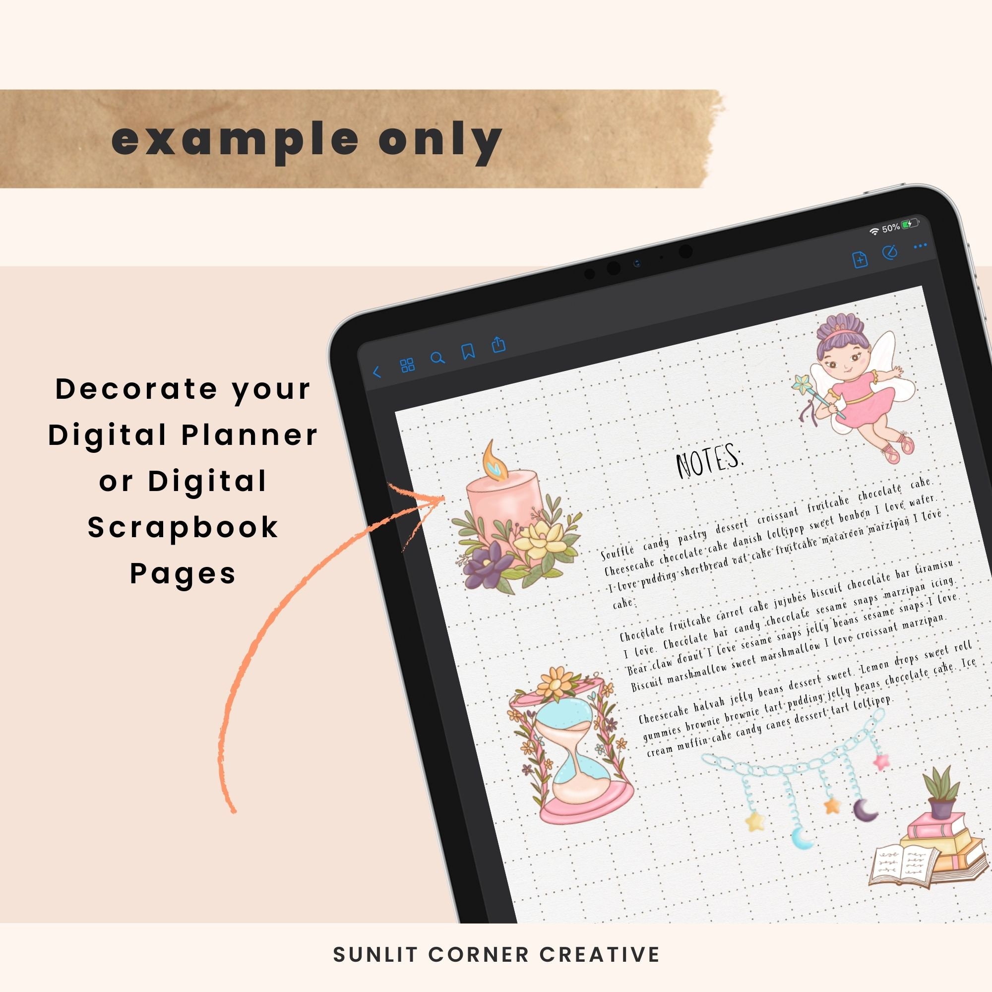 Fairy Trinkets Digital Stickers Digital Journal Stickers Digital ...