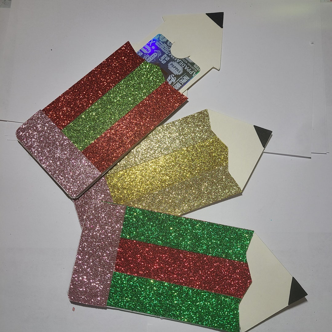 Pencil Gift Card Holder - Etsy