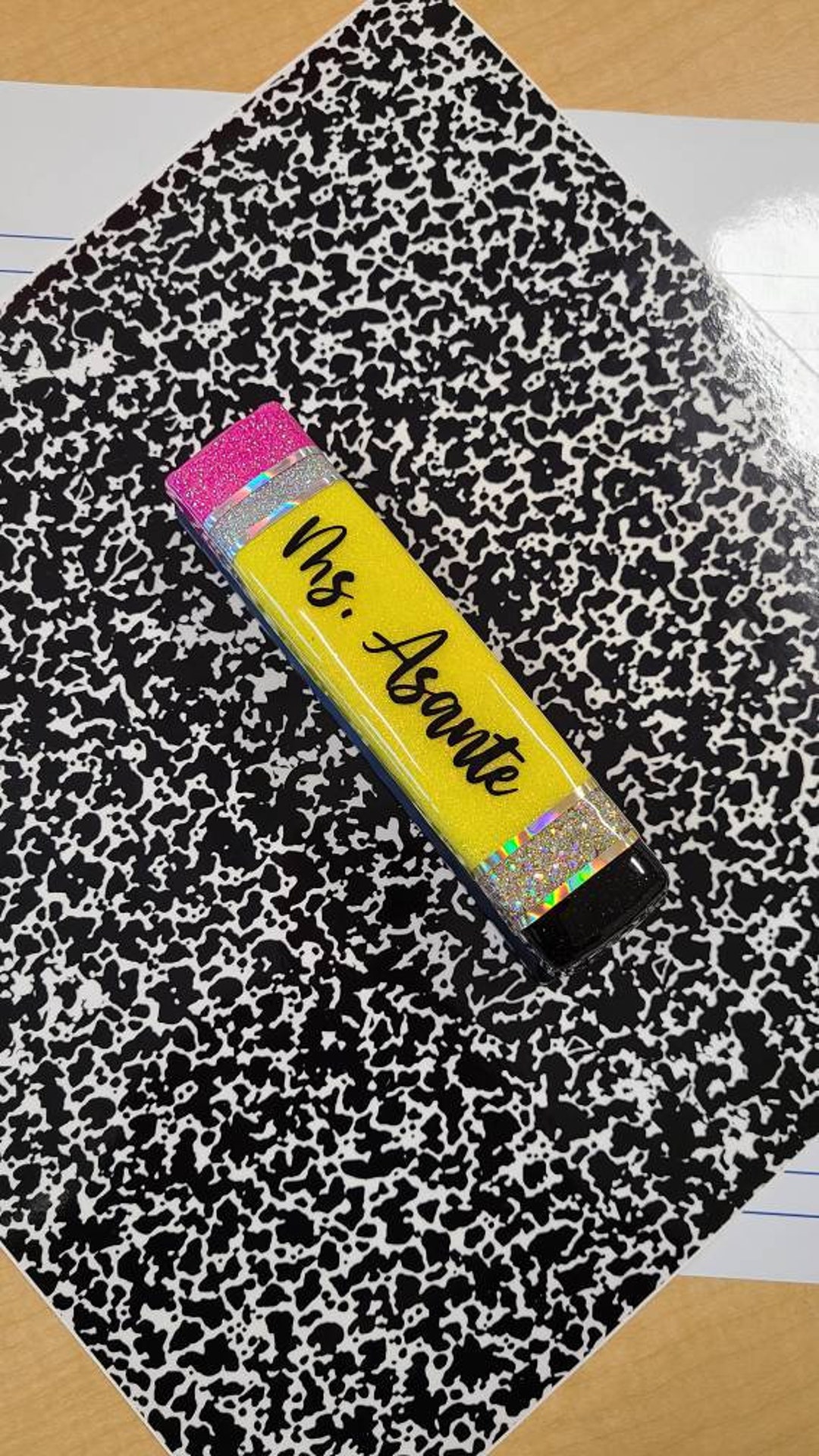 Pencil Stapler, Glitter Staplers, Teacher Staplers, Pencil Staplers, - Etsy