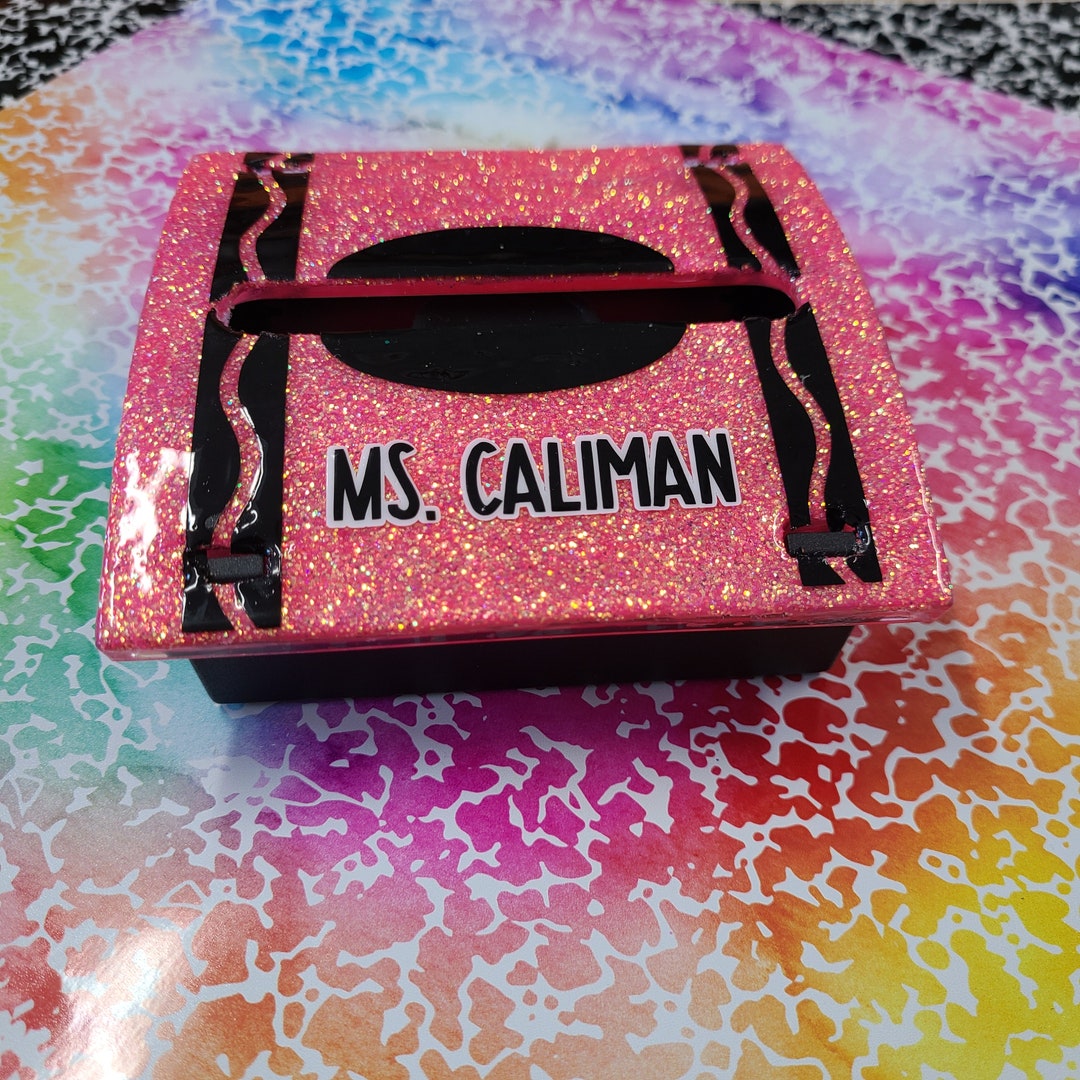 Crayon Post It NOTE Dispenser - Etsy