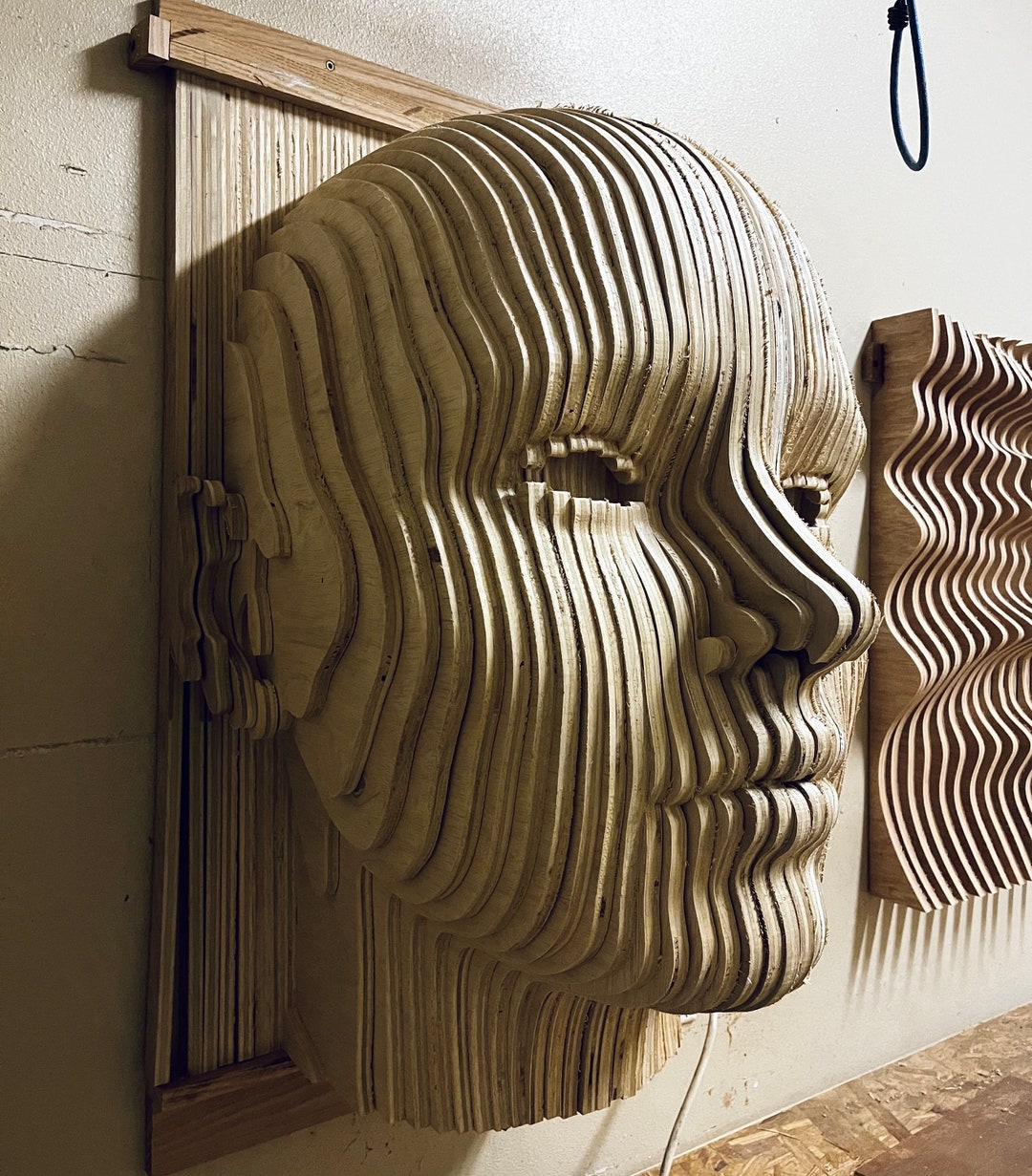 Parametric Wall Art - Human Head - Etsy