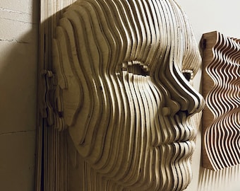 Parametric Wall Art - Human Head - Etsy