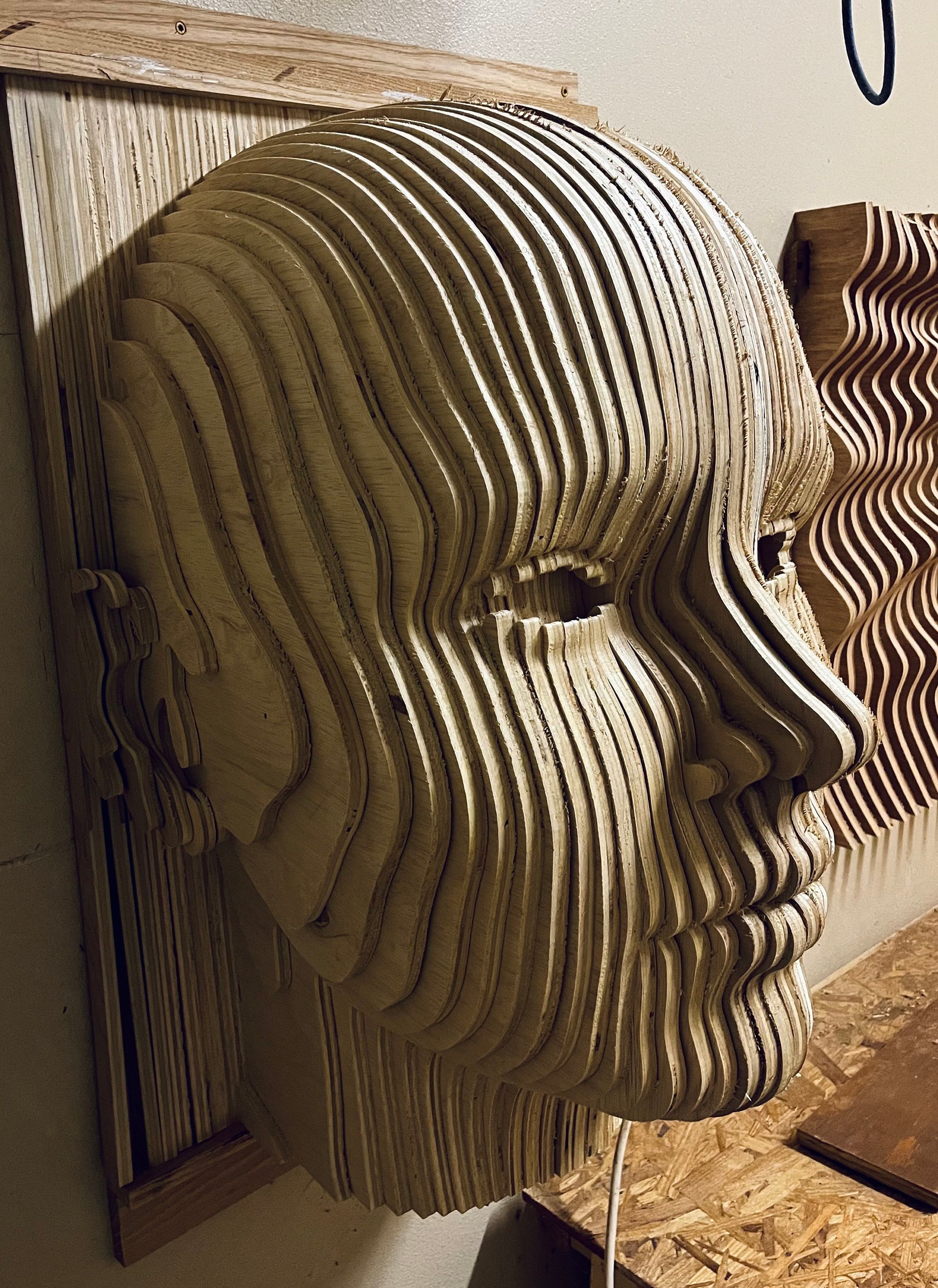 Parametric Wall Art - Human Head - Etsy