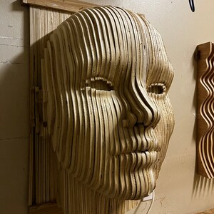 Parametric Wall Art - Human Head - Etsy UK