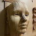 Parametric Wall Art - Human Head - Etsy