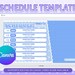 Stream Schedule Template for Twitch & Youtube Streaming / Blue Polka ...