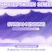 Animated Screens for Twitch Overlay / Dreamy Purple Clouds / Cute ...