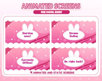 Cute Stream Starting Soon Overlay - Etsy