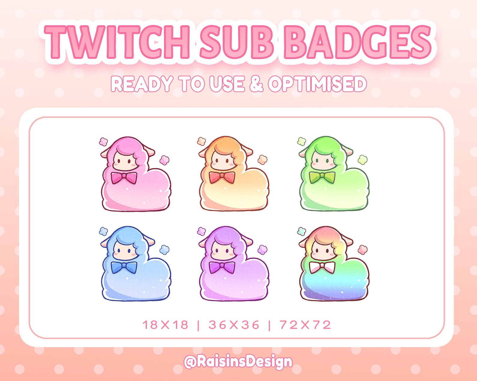 Alpaca Twitch Sub Bit Badges / Llama Sub Badges for Twitch / P2U Cute ...