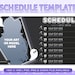 Stream Schedule Template for Twitch & Youtube Streaming / Spooky Night ...
