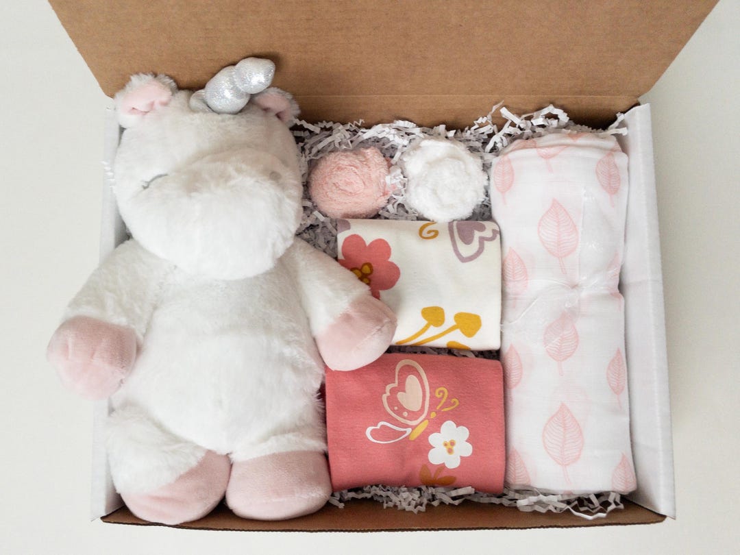 Baby Girl Gift Box, Baby Girl Shower Gift, New Baby Girl Gift, Newborn ...