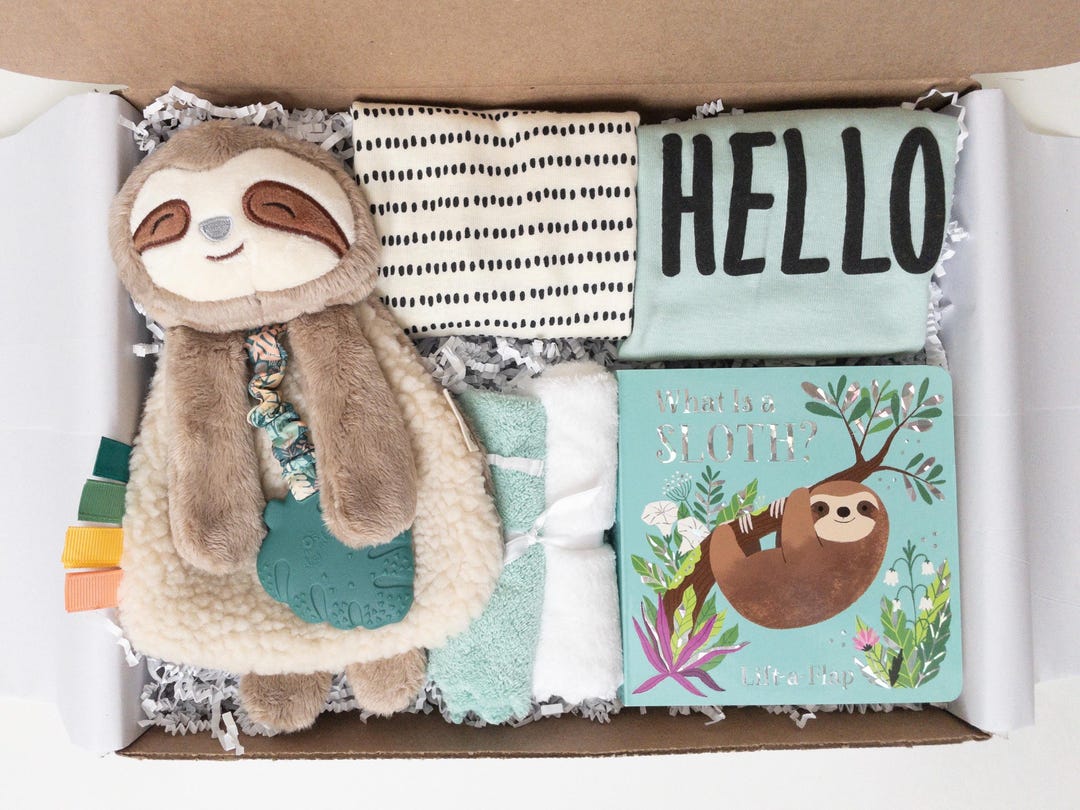 Gender Neutral Baby Shower Gift, Gender Neutral Gift Box, New Baby Gift ...