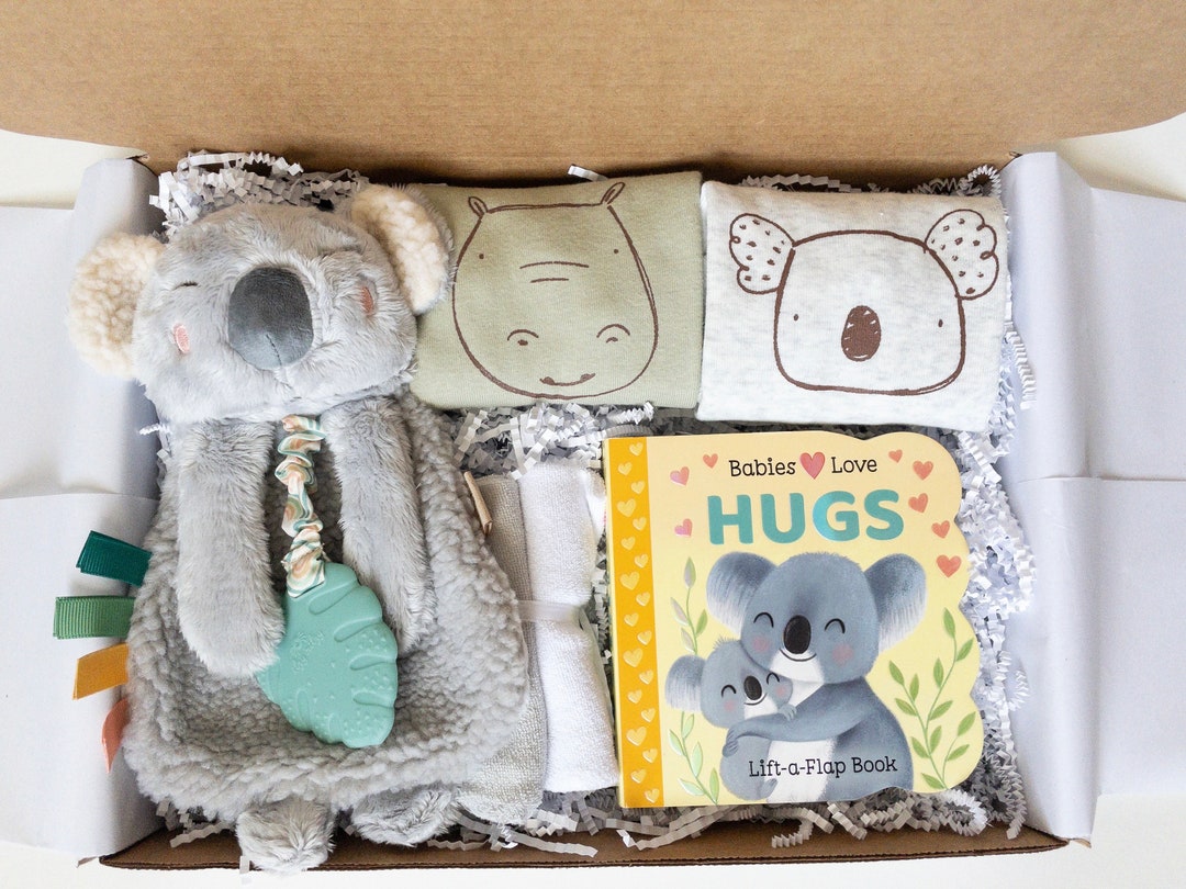 Gender Neutral Baby Shower Gift, Gender Neutral Gift Box, New Baby Gift ...