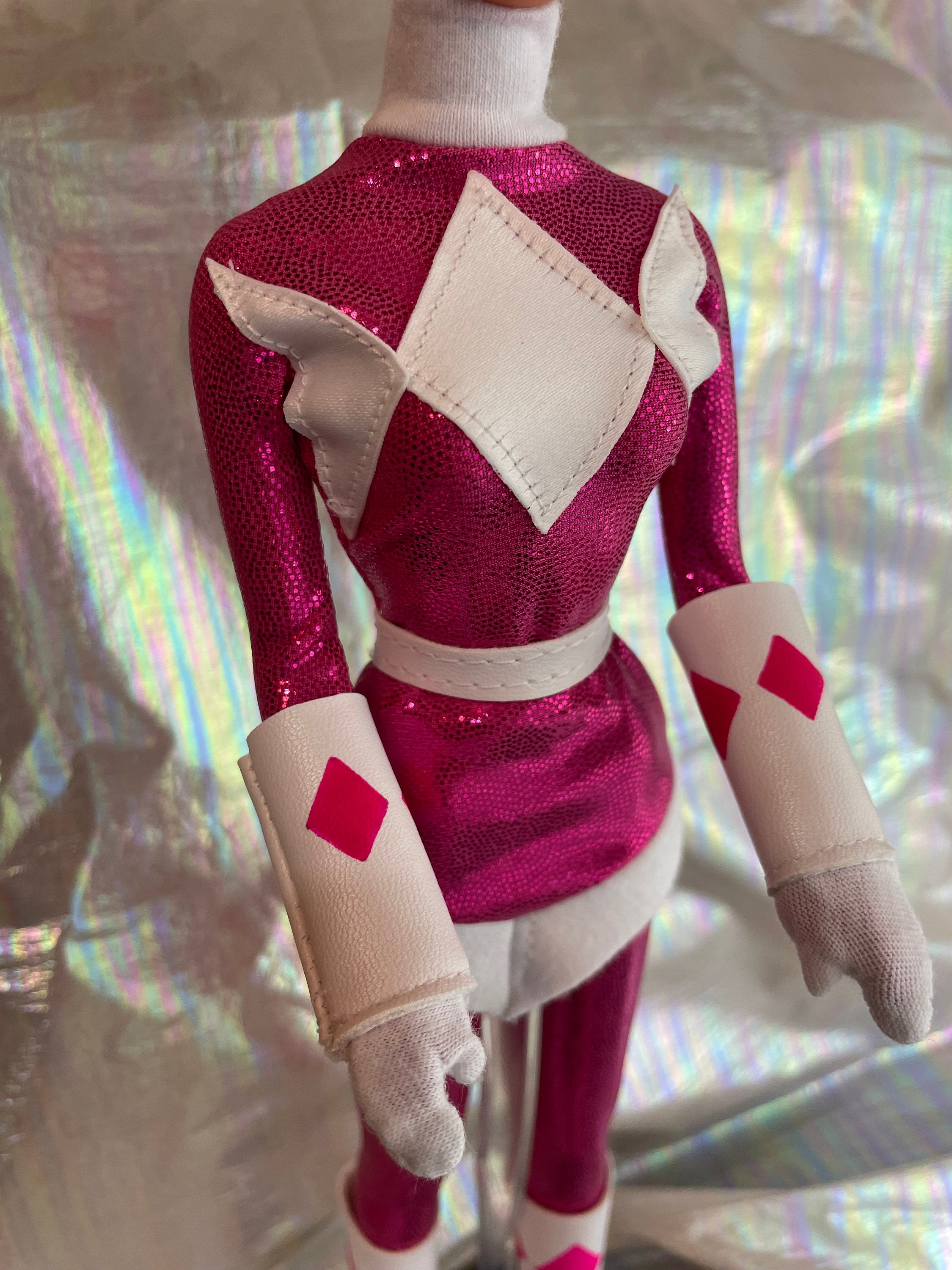 Barbie Pink Power Ranger Suit - Etsy