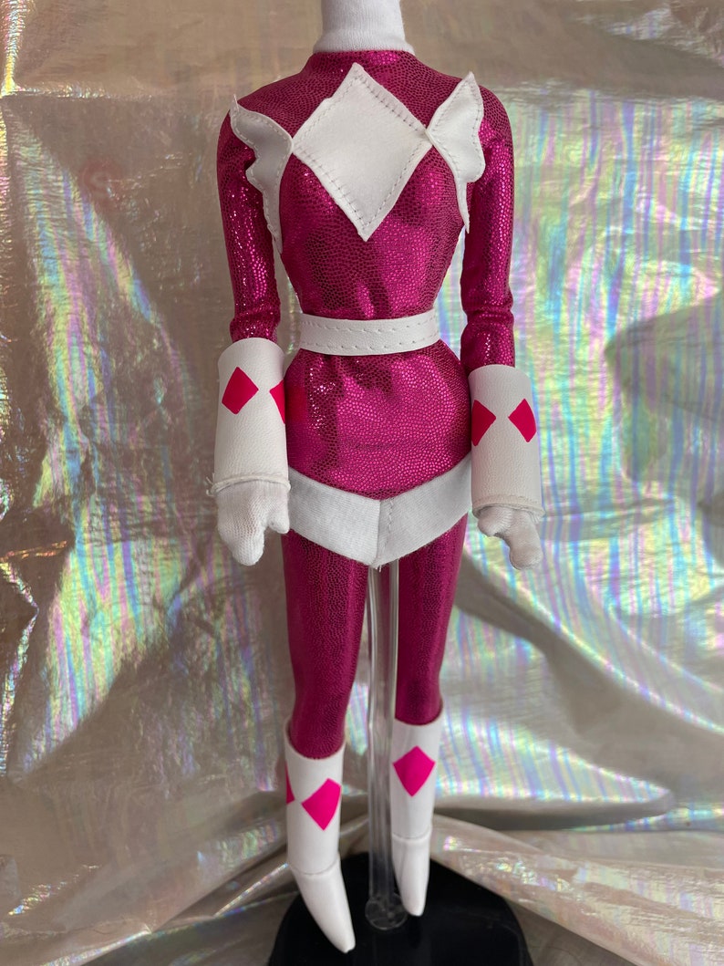Barbie Pink Power Ranger Suit - Etsy