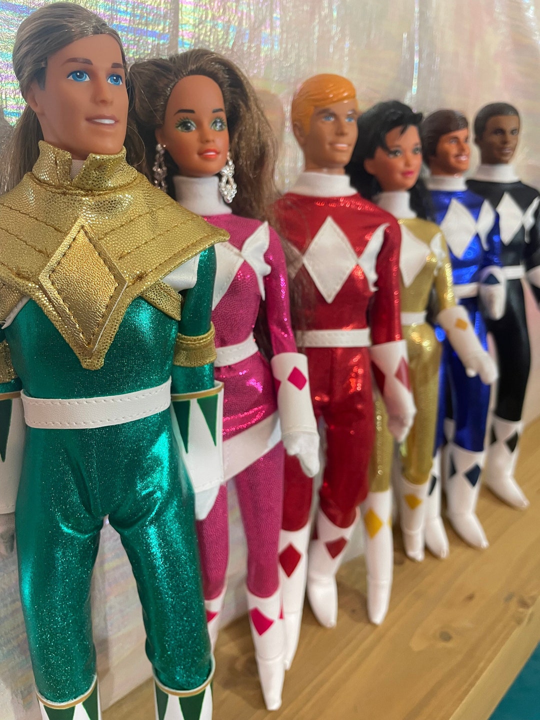 Barbie & Ken Mighty Morphin Power Ranger Sewing Pattern-pdf - Etsy