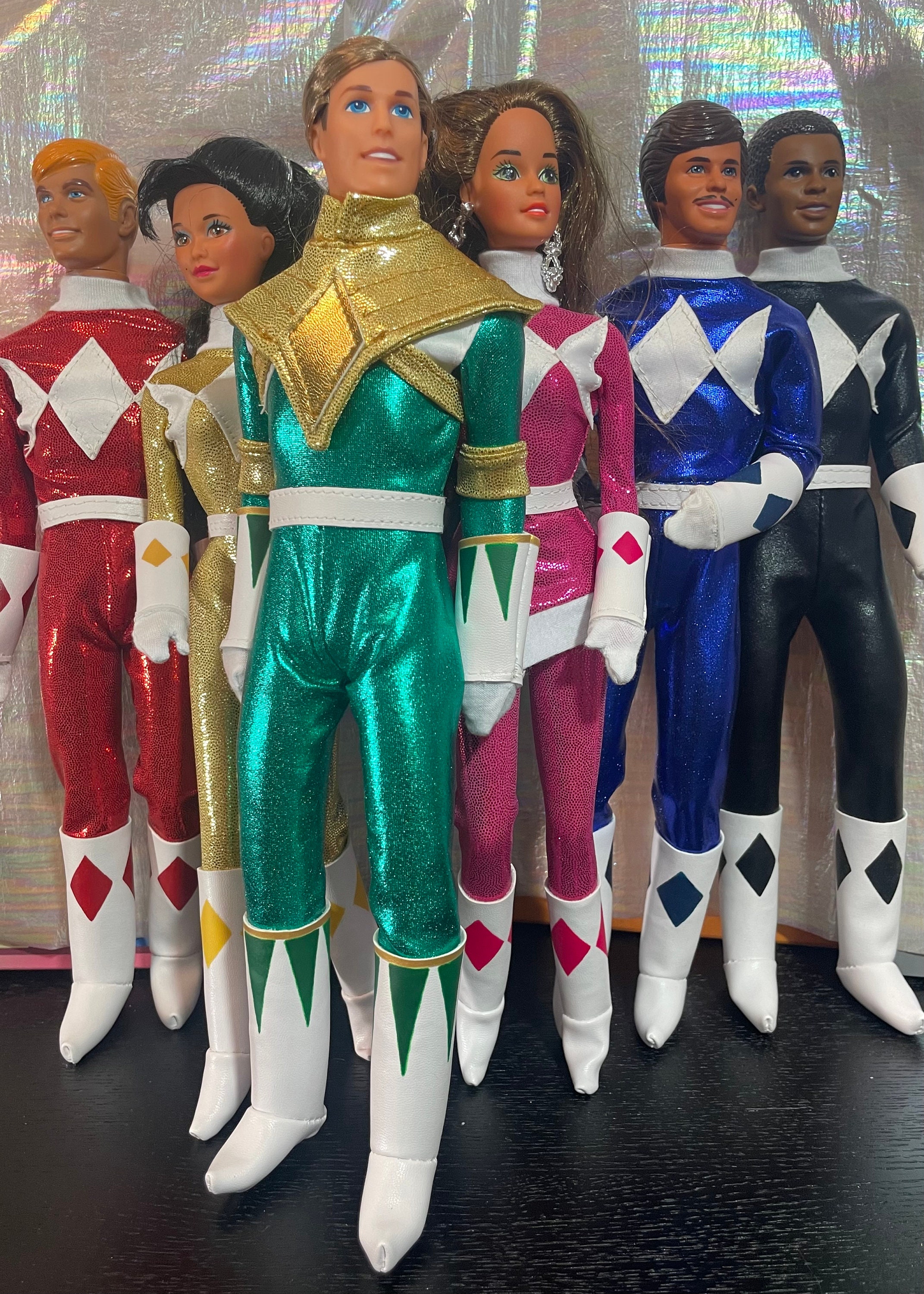 Barbie & Ken Mighty Morphin Power Ranger Sewing Pattern-pdf - Etsy