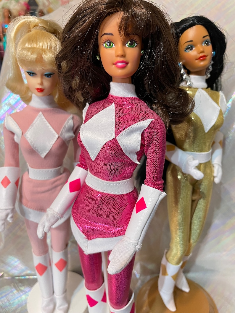 Barbie & Ken Mighty Morphin Power Ranger Sewing Pattern-pdf - Etsy