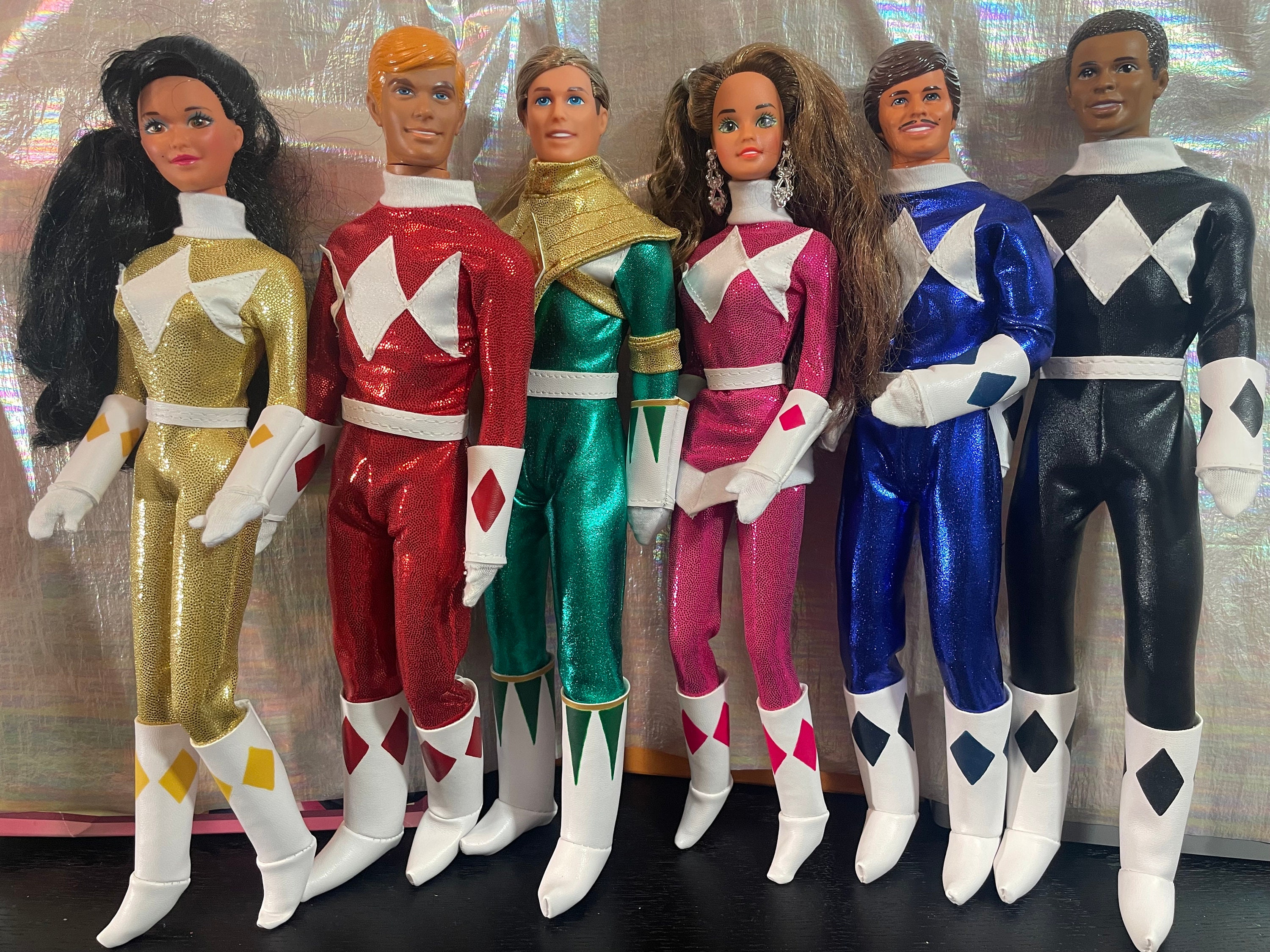 Barbie & Ken Mighty Morphin Power Ranger Sewing Pattern-pdf - Etsy