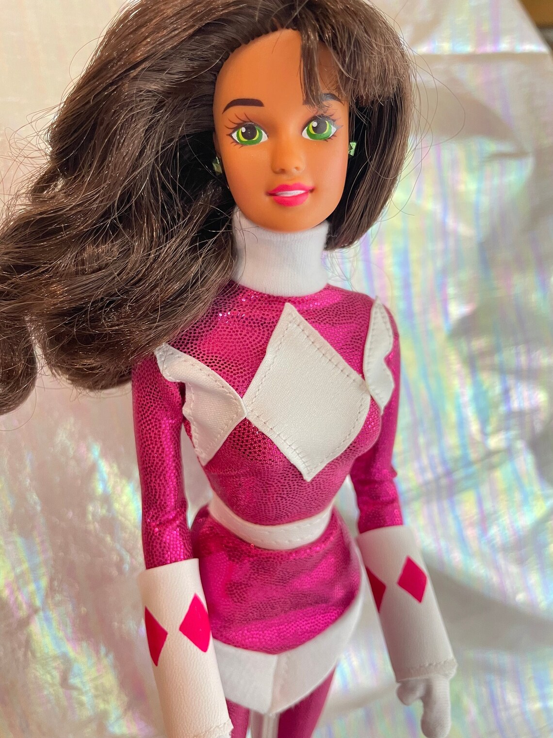 Barbie Pink Power Ranger Suit - Etsy