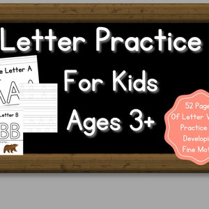 Letter Writing Practice for Elementary Homeschool Worksheets Students ...