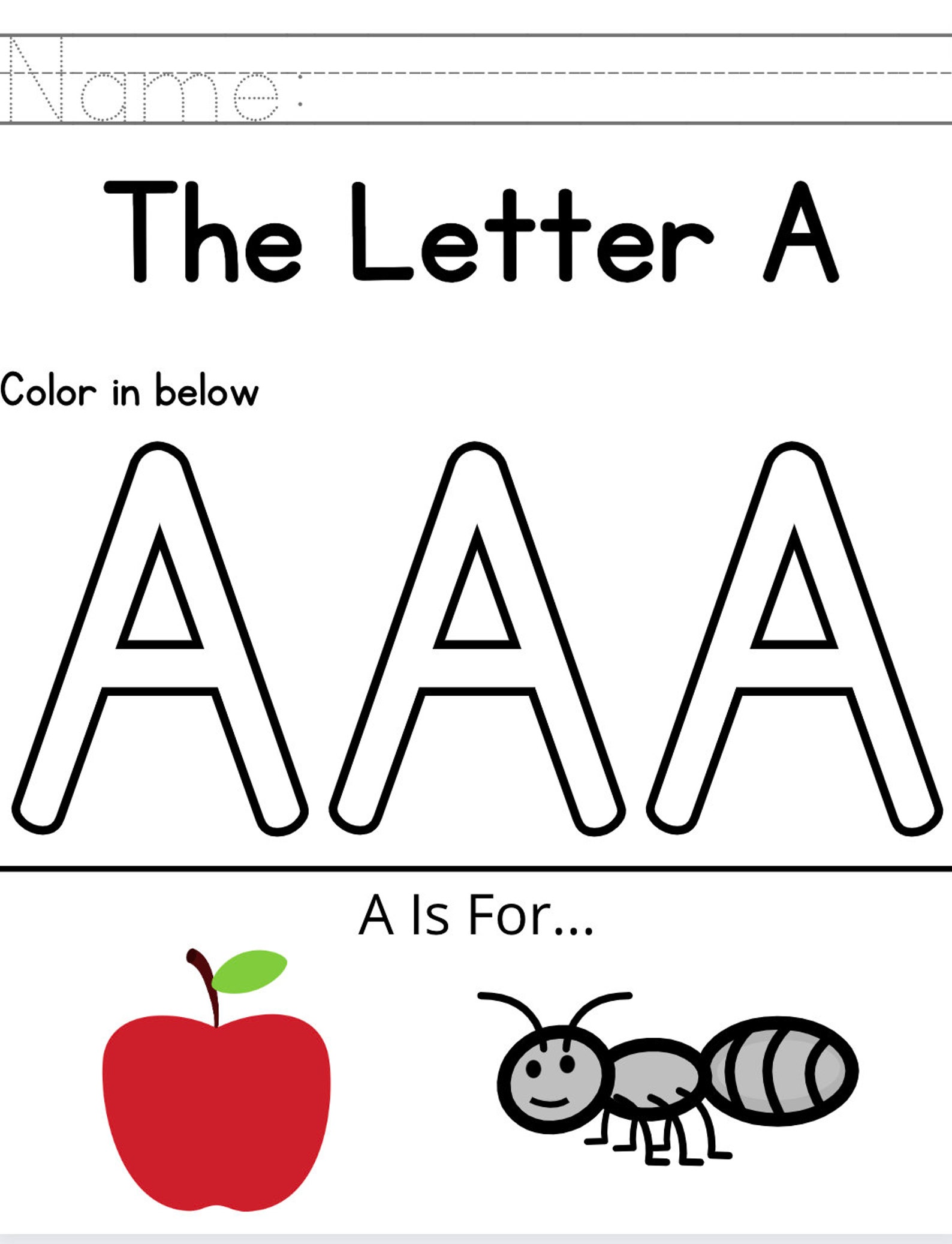 Letter Writing Practice for Elementary Homeschool Worksheets Students ...