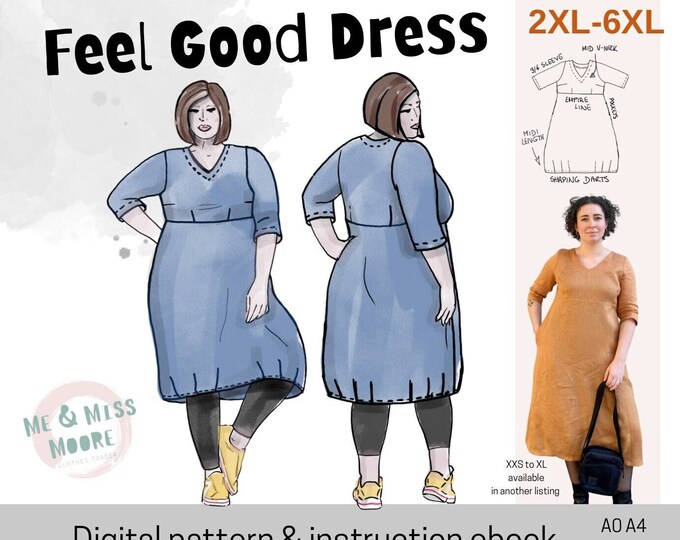 Simplicity 1461 Sewing Pattern Womens Plus Size Tunic With Neckline and ...