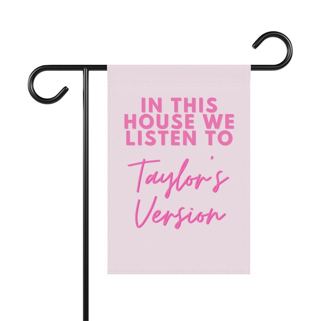 TAYLOR SWIFT INSPIRED Taylor's Version Garden & House Banner - Etsy