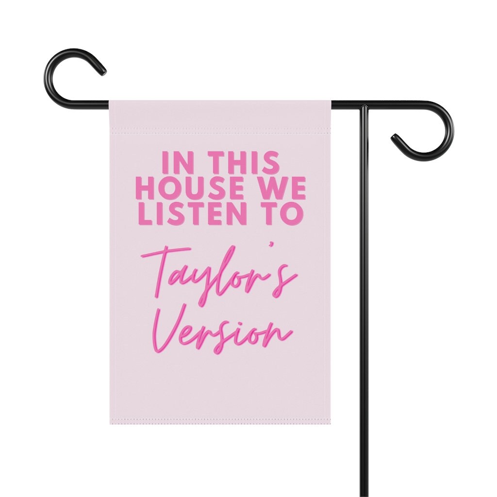 TAYLOR SWIFT INSPIRED Taylor's Version Garden & House Banner - Etsy