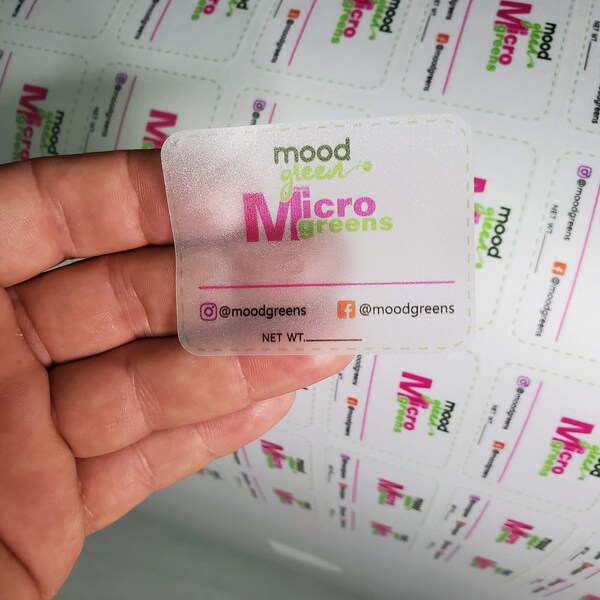 Custom Frost Decals - Etsy