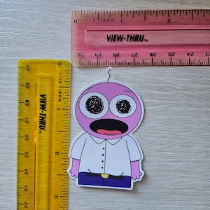 Smiling Friends Character Funny Handmade Stickers - Etsy