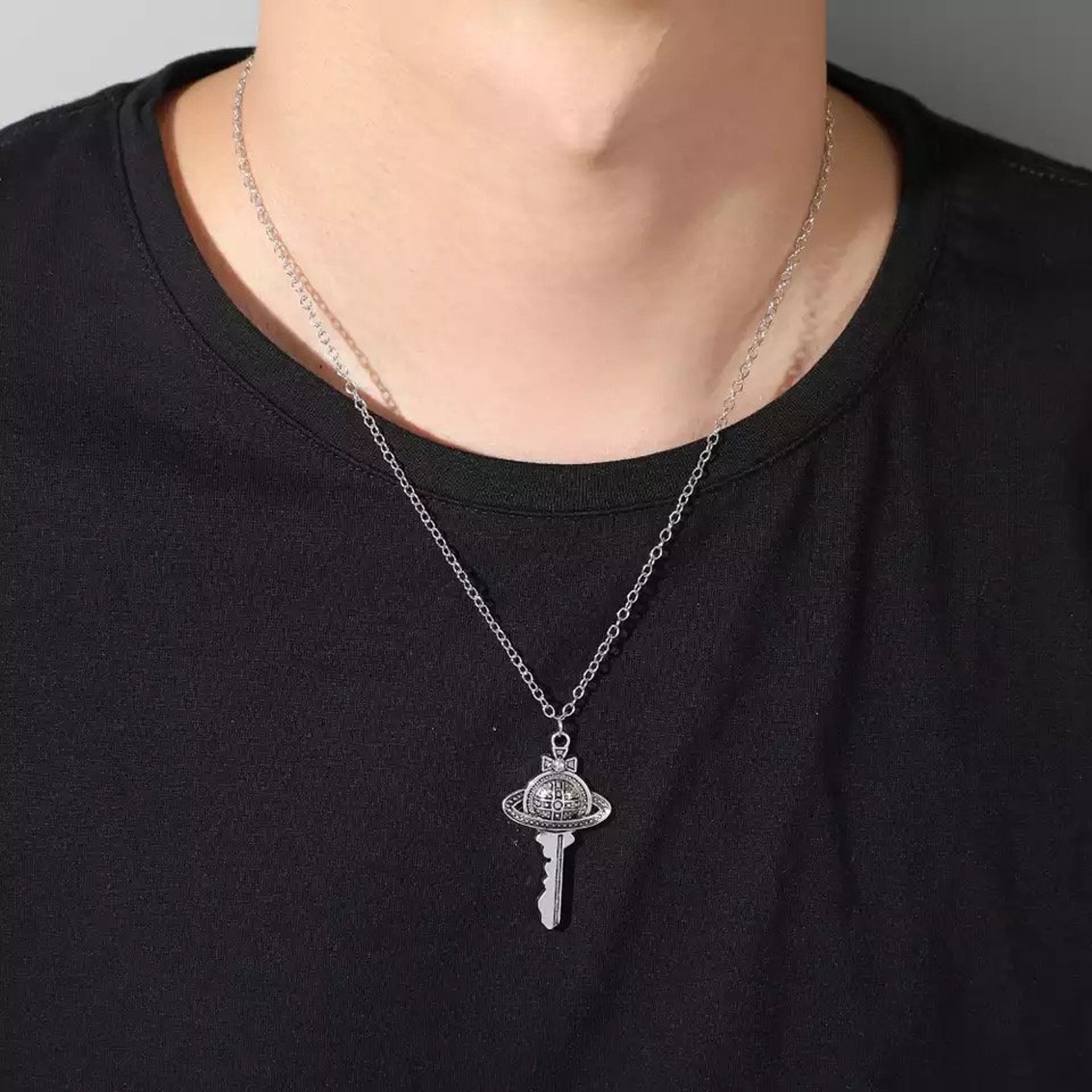 Vivienne Westwood Style Necklace Nana Animesilver Gold Orb Etsy